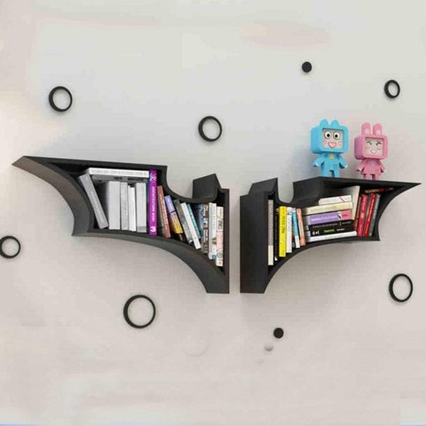 Firm Shelves & Drawers Wall shelf Batman style bookshelf