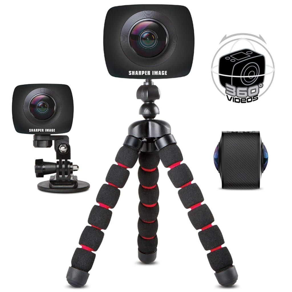 360 Action Camera w/Wide Dual Lens, Record 960P Video & Photos for VR ...