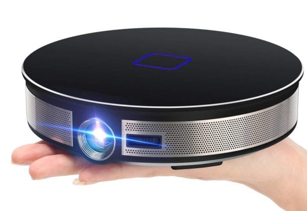 LED Android 6.0 Smart Mini Projector,Support 4K True 3D Home Theater ...