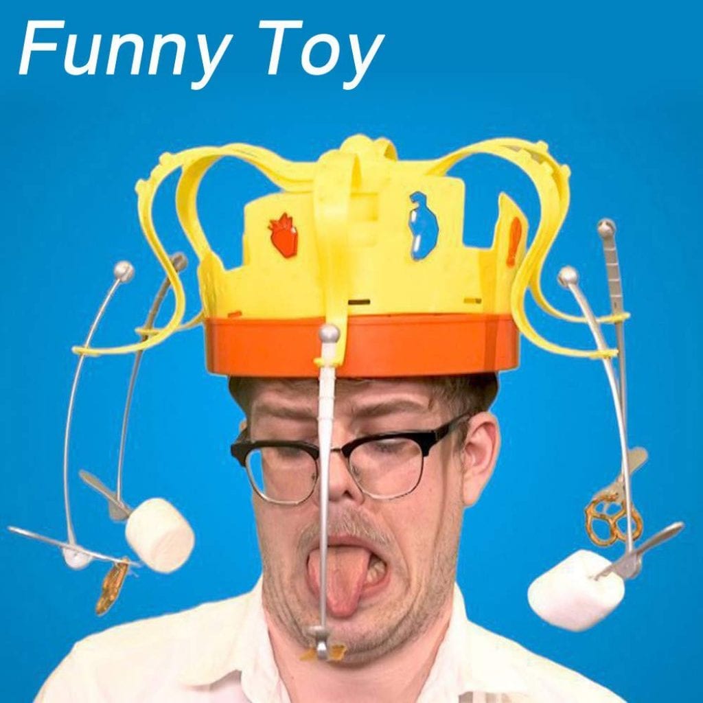 Novel Chow Crown Game Musical Spinning Crown Snacks Food Party Family ...