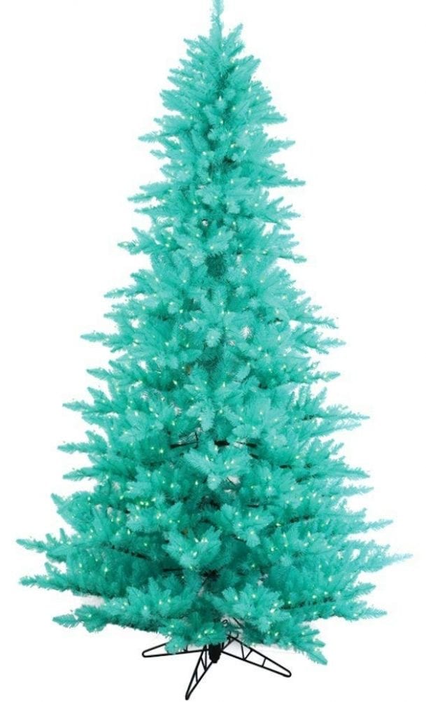 Aqua Lights Christmas Tree