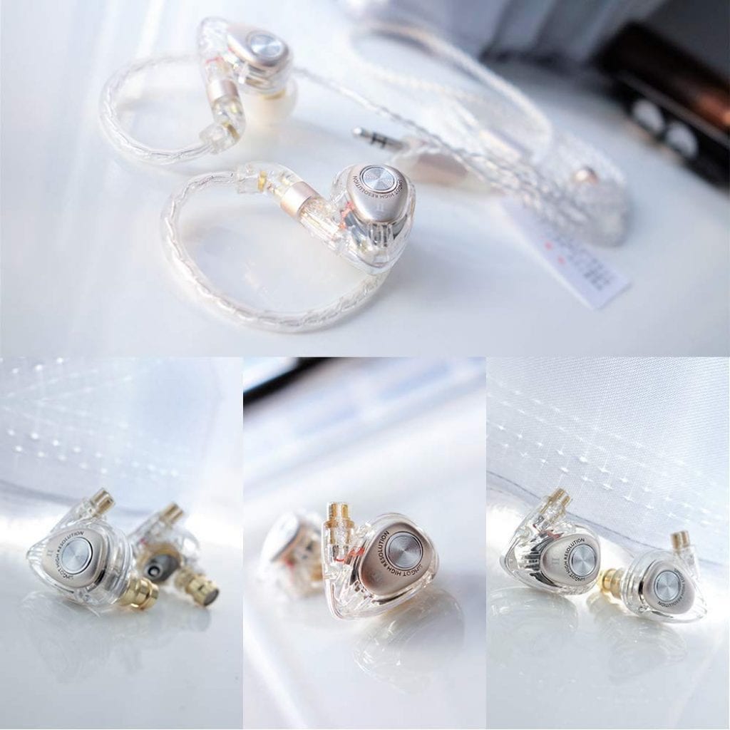 Hi-Res + in-Ear Monitors with Detachable Cables, One Balanced Armature ...