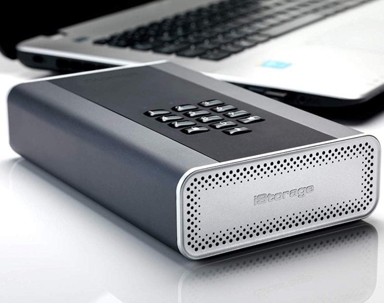 iStorage diskAshur DT2 256-bit 16TB USB 3.1 FIPS Level 3 Certified ...