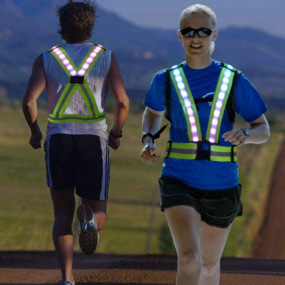 Safety Vest Shaiensaftey "SAFETY FIRST" LED Reflective Vest Hi Vis Vest