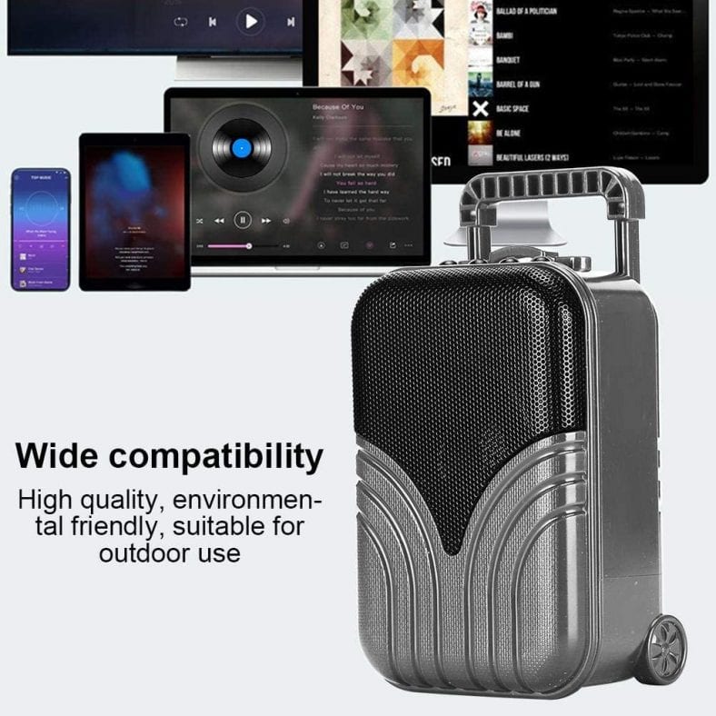 Tosuny Wireless Bluetooth Speaker, Portable Radio Speaker Plug-in Card ...