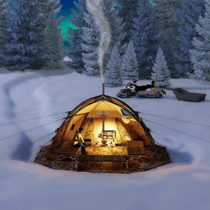 Russian-Bear Hot Tent with Stove Jack