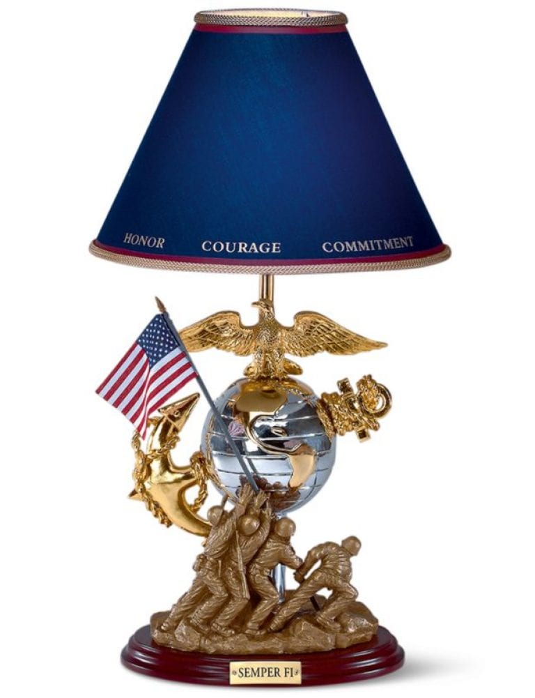 The U.S. Marines Tabletop Lamp