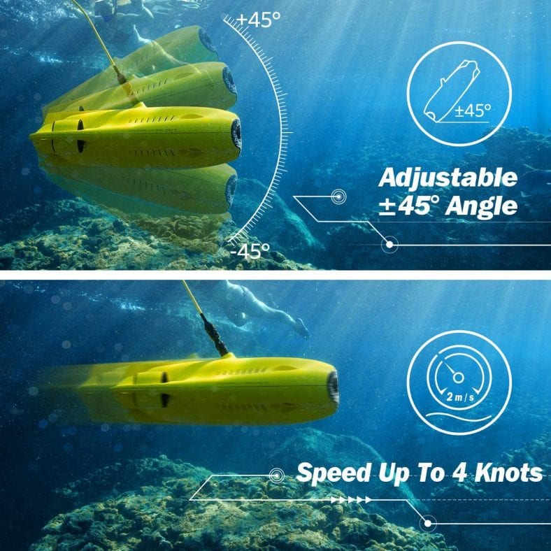 Gladius Mini Underwater Drone – 4K UHD Underwater Camera