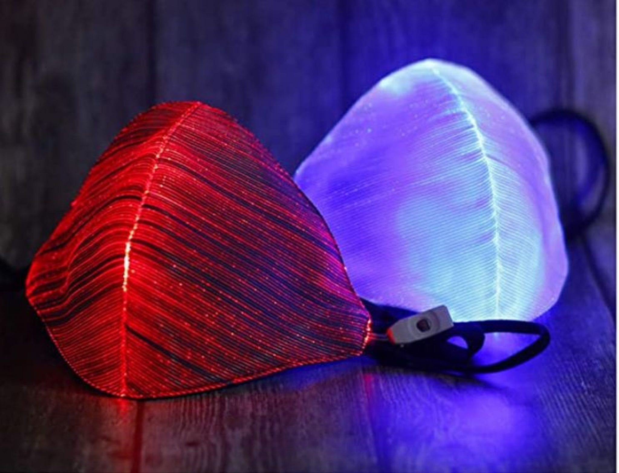 Color Change Lights LED Light up Face Mask