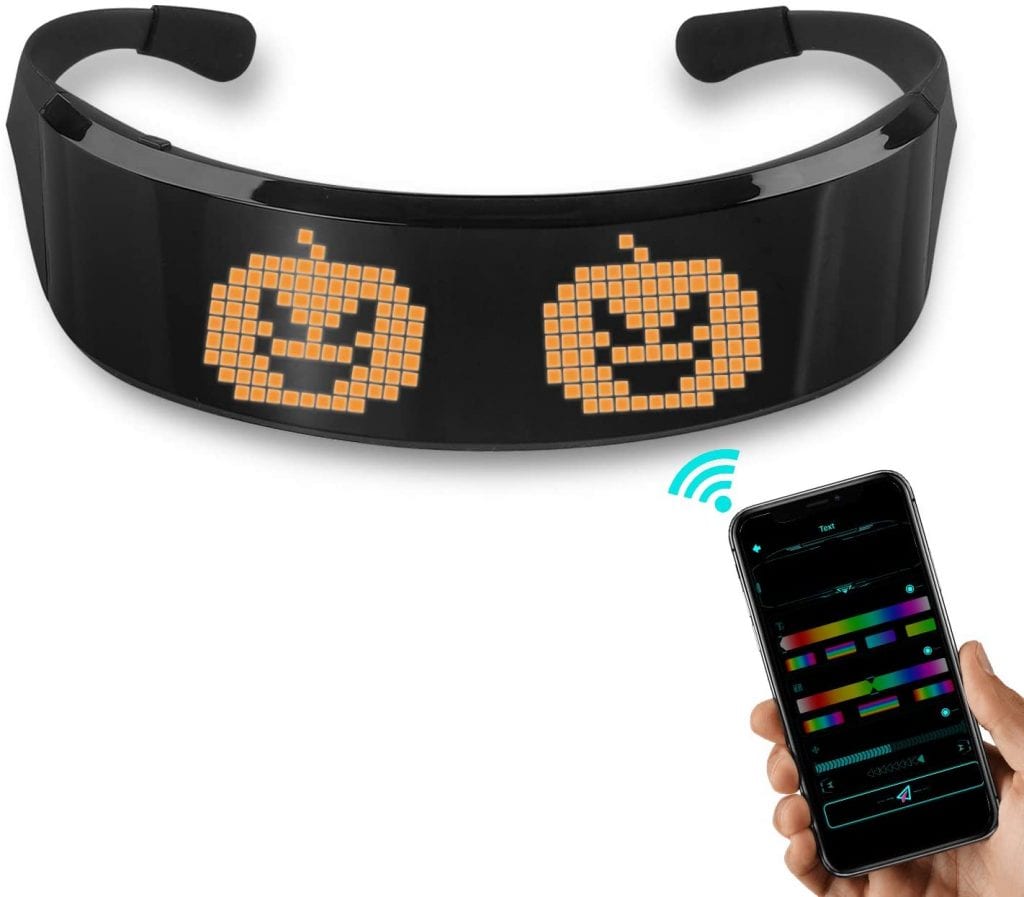 Customizable Bluetooth LED Glowing Glasses